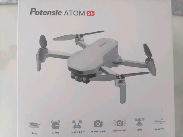 POTENSIC ATOM SE 4k HD Camera Shake Vanish Surge Fly Opti Drone 2 ...