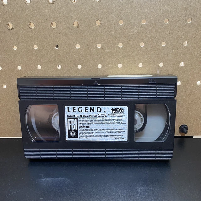 LEGEND (VHS, 1991) Tom Cruise, Mia Sara,Billy Barty FREE SHIPPING!! No ...