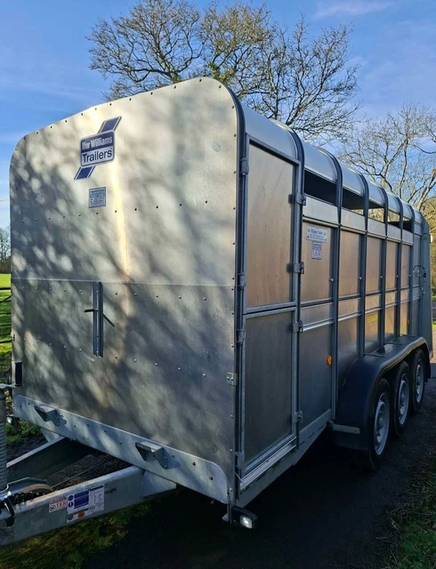 IFOR WILLIAMS TA510 Tri Axle Livestock Cattle Trailer Ready For Work! £ ...