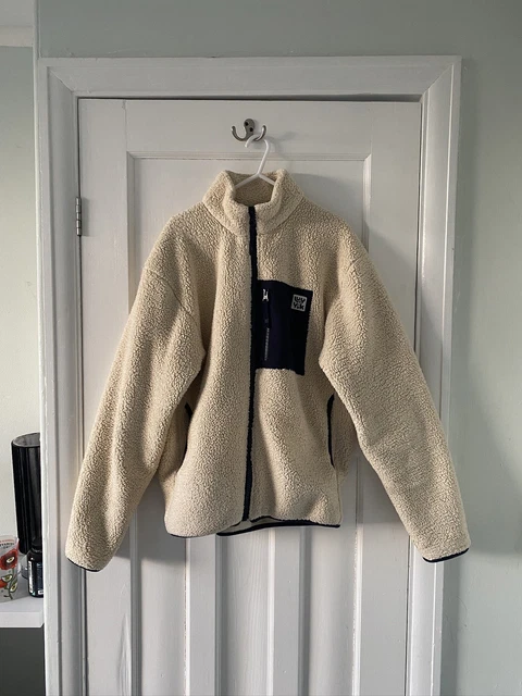 LUCY AND YAK Harper Borg Fleece Jacket in Cream (Women’s Size S / UK 8 ...