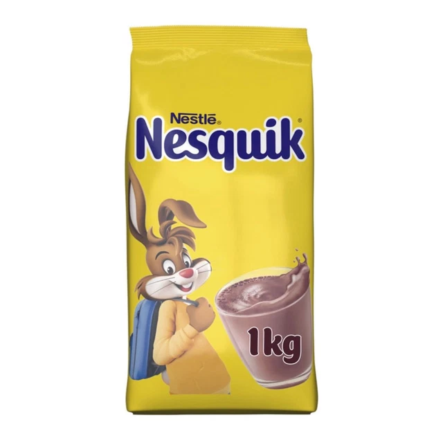 NESTLE NESQUIK CHOCOLATE Powder Drink Vitamins Just Add Milk Nesquick ...