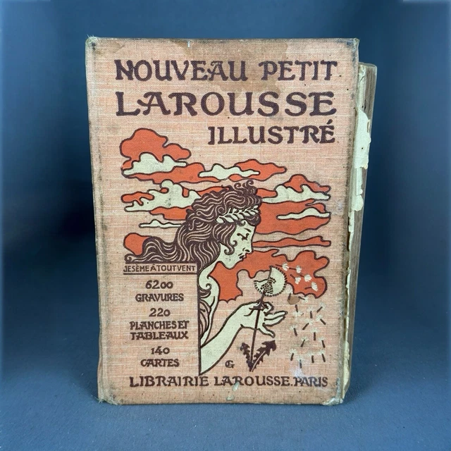 DICTIONNAIRE NOUVEAU PETIT Larousse Illustré 1925 Claude Augé Paris ...