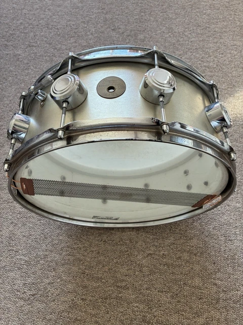 HAYMAN VIBRASONIC SNARE Drum 14x5.5" Vintage Late 60s In Solid Silver ...