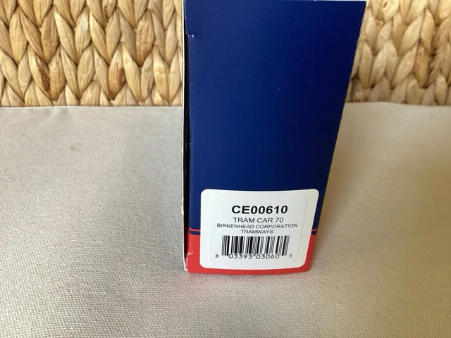 BACHMANN CE00610 TRAM Car 70 Birkenhead Corporation New Silver Chip ...