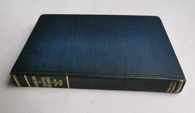 INTRODUCTION TO QUANTUM MECHANICS - PAULING and WILSON - 1935 - E.O ... INTRODUCTION TO QUANTUM MECHANICS - PAULING and WILSON - 1935 - E.O ...