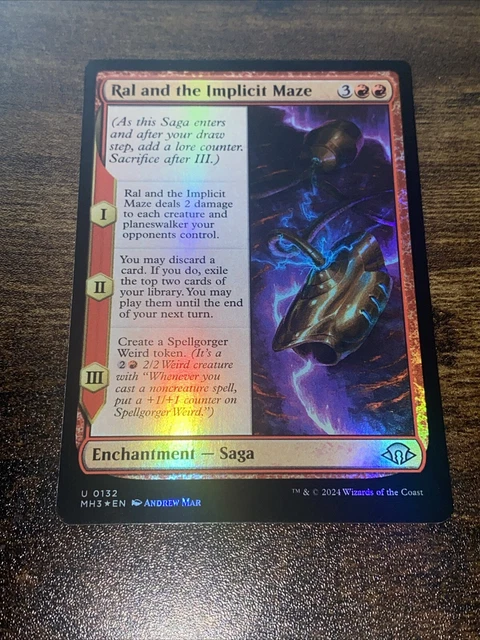 RAL AND THE Implicit Maze 0132 Foil Modern Horizons 3 MH3 MTG Magic ...