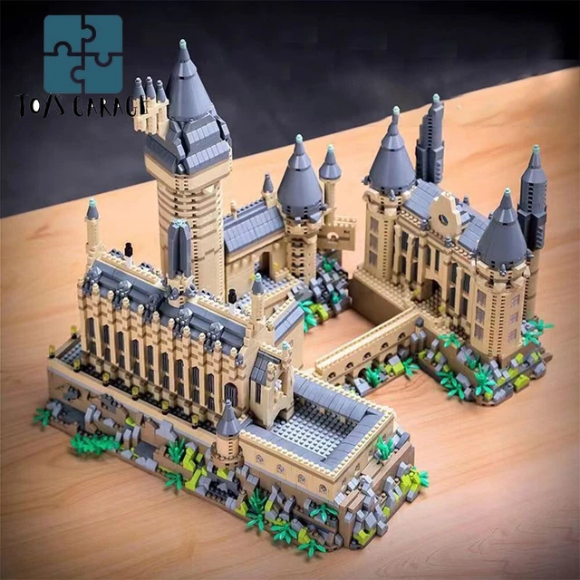 BRICKS CITY MEDIEVAL Magic Castle School Architecture Model Building ...