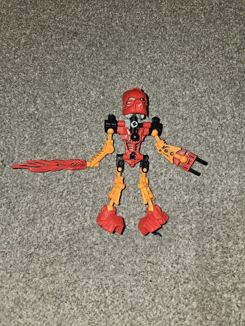 LEGO BIONICLE TOA Tahu 8534 Figure Set Complete, No Instructions (2001 ...