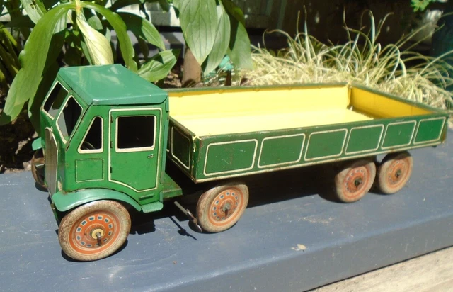CLOCKWORK TIN ARTICULATED lorry by Mettoy circa 1940s £395.00 - PicClick UK