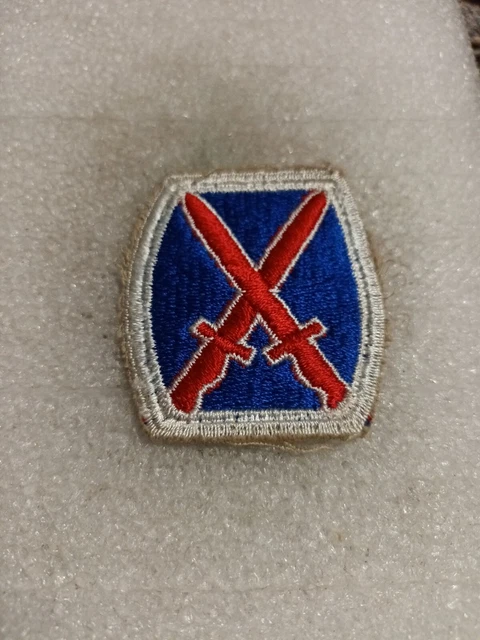 PATCH ARMEE US 10th INFANTRY DIVISION WW2 original EUR 10,00 - PicClick FR