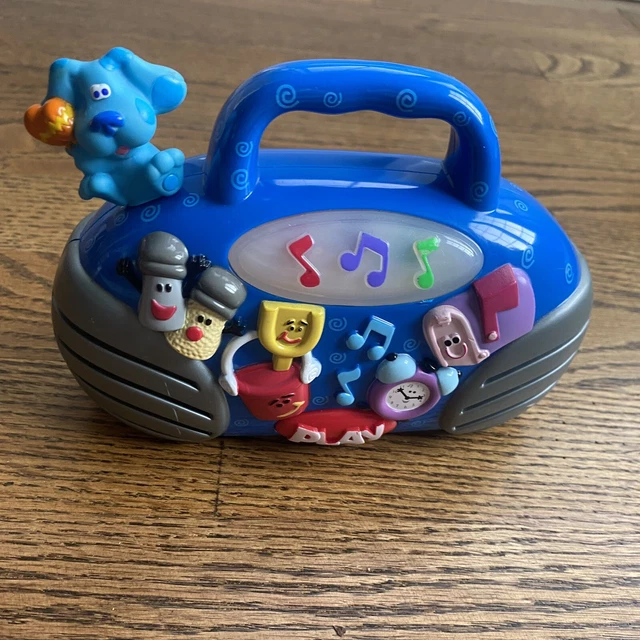 VINTAGE NICK JR Blue's Clues Radio Light Up Musical Boom Box 2000 ...
