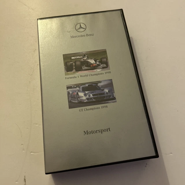 MERCEDES BENZ MOTORSPORT 1998 - VHS video tape - Year Review F1 GT £10. ...