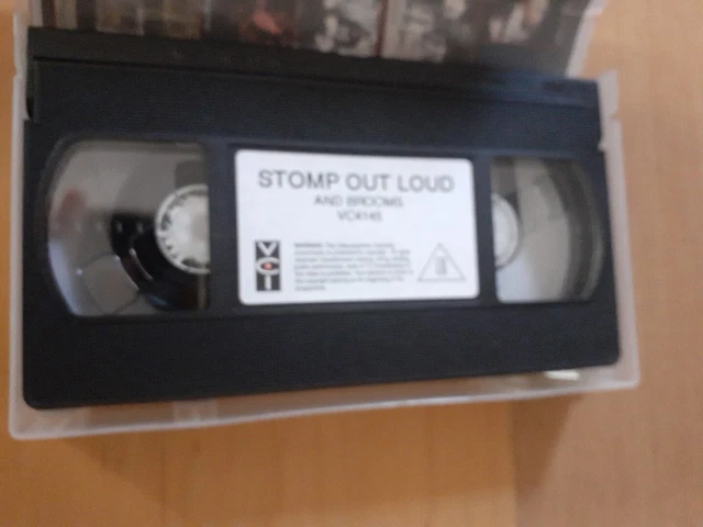 STOMP OUT LOUD VHS Video 60 Minutes Including Brooms 1998 Music Musical ...