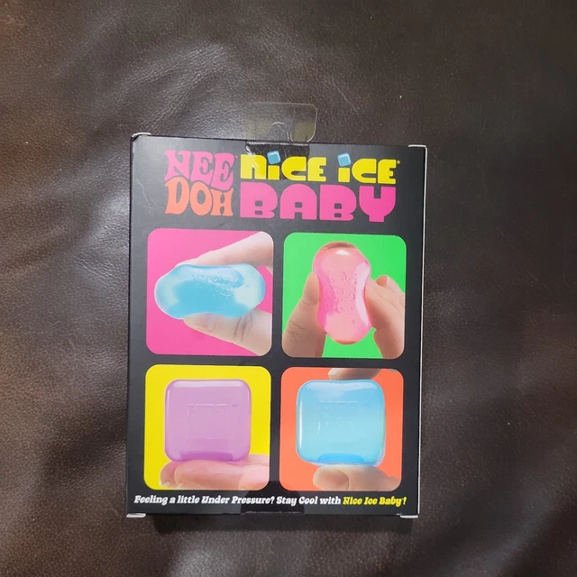 NEEDOH NICE ICE Baby 4 pack, Set of Four Nee Doh Mini Nice Cube Colors ...