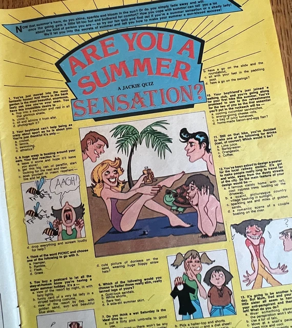 JACKIE MAGAZINE 13TH August 1977 Rod Stewart poster £6.00 - PicClick UK