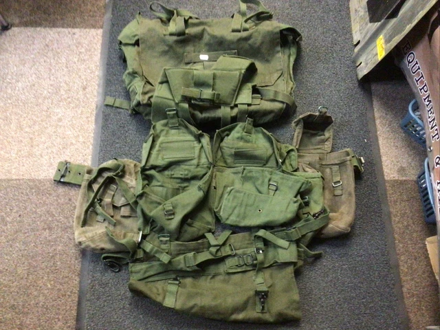 GENUINE VINTAGE BRITISH Army 58 Pattern Webbing Large Pack Grade 1 ...