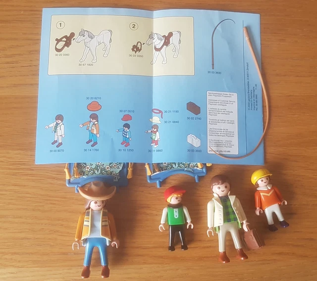 LA CALÈCHE PLAYMOBIL et ses 4 personnages Référence 3137 EUR 9,00 ...