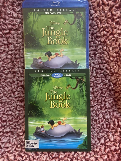 JUNGLE BOOK BLU-RAY + DVD Disney Club Exclusive limited Release New ...