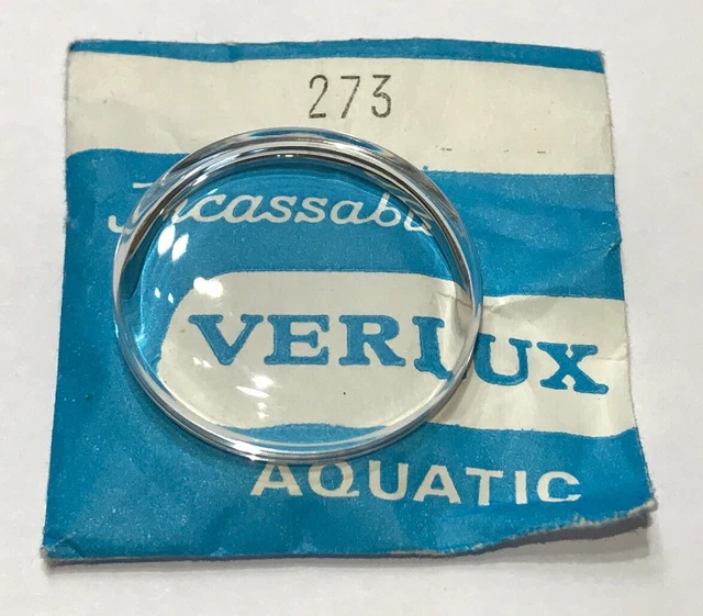 NEUF 1 VERRE Verlux Aquatic ( Glass ) Plexi Montre De Plongee Nos @ 273 ...