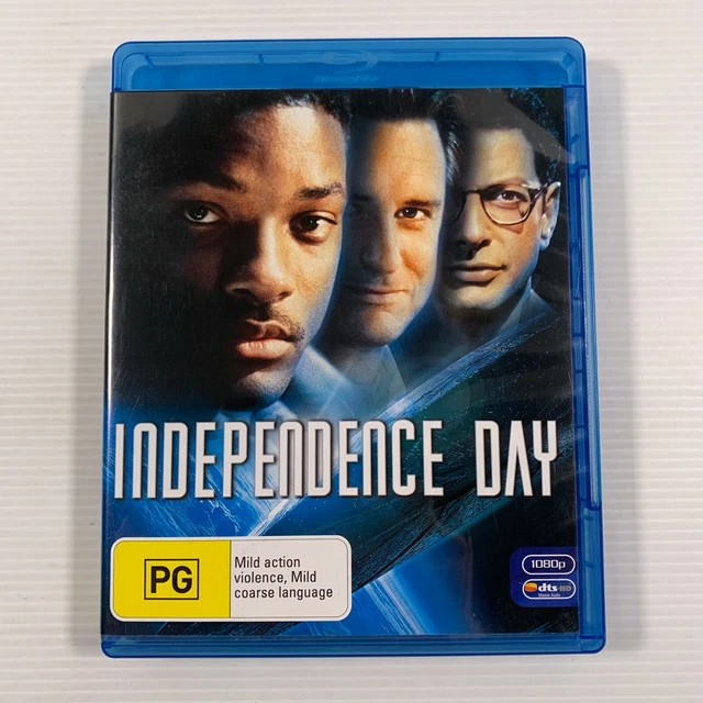 INDEPENDENCE DAY (BLU-RAY, 1996) Will Smith Bill Pullman Jeff Goldblum ...