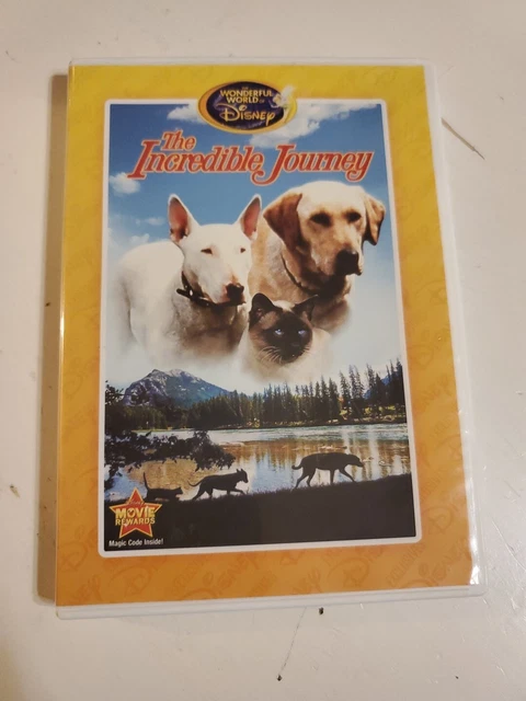 THE INCREDIBLE JOURNEY (DVD, 1963) Disney Movie Club Exclusive ...