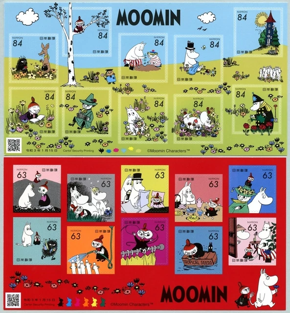 JAPAN 2021 MOOMIN Cartoons Cartoon Figures Comics Cartoons Small Arc ...
