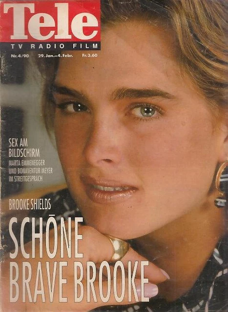 TELE BROOKE SHIELDS,HEIKE Faber,Clint Eastwood,Lana Turner,Sigmar ...