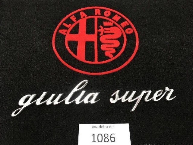 ALFA ROMEO GIULIA Super Lettering Emblem Lowercase " “ [1086] £40.78 ...