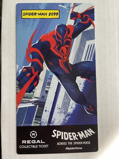 SPIDER-MAN ACROSS THE Spider-Verse Regal Collectible Ticket - Spider ...