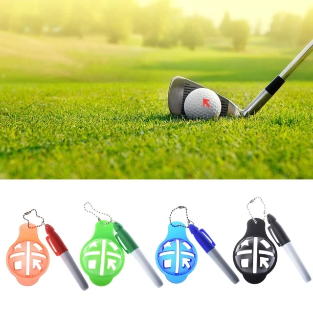GOLF BALL ALIGNMENT Line Mark Template Draw Template Liner 360 Degree ...