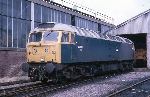 ORIGINAL COLOUR SLIDE of green 47500 BR class 47 diesel loco £1.45 ...