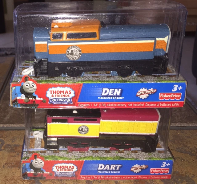 THOMAS & FRIENDS FISHER PRICE Motorized Engine DART DEN Lot TRACKMASTER ...