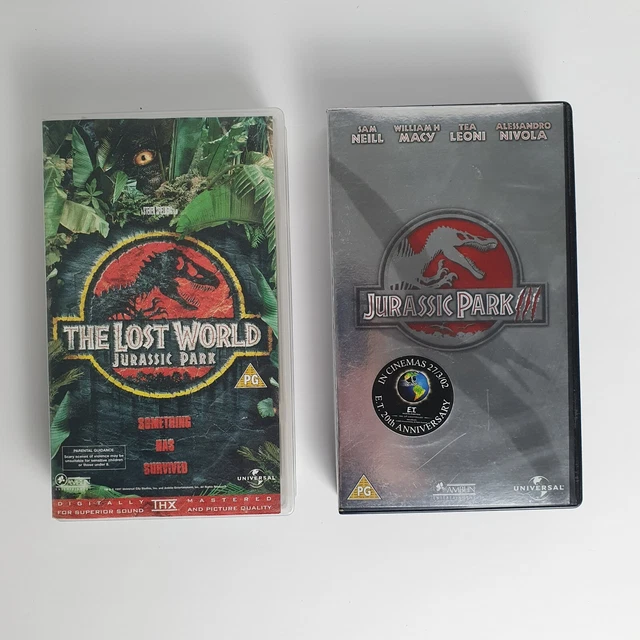 JURASSIC PARK VHS Bundle | The Lost World | 3 | Excellent Condition £9.99 - PicClick UK