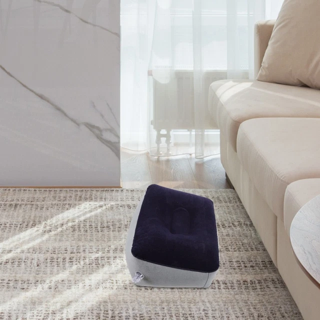 AIRPLANE INFLATABLE FOOT Rest Camping Chair Footrest Attachment for Car ...