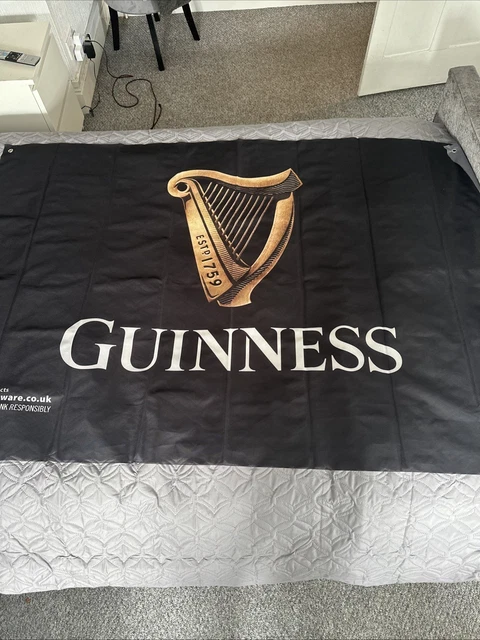 GUINNESS FLAG LARGE 45” x 68” 115cm x 173cm £6.64 - PicClick UK