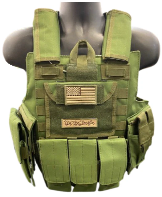 TACTICAL VEST OD GREEN Plate Carrier Military Matches Multicam ...