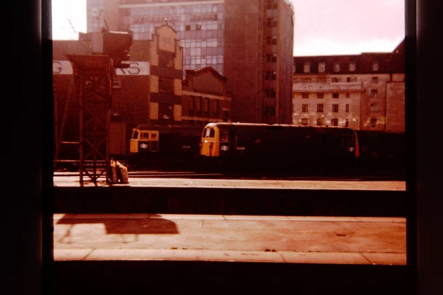 BRITISH RAIL BR Diesel Loco 33029 74008 Waterloo Railway Slide Ref 2806 ...