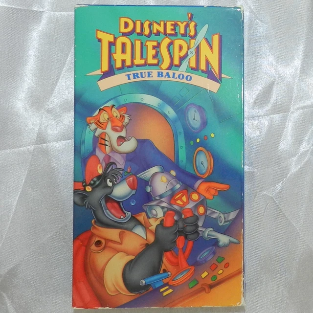 WALT DISNEY HOME Video "DISNEY'S TALESPIN TRUE BALOO" VHS Volume 1 EUR ...