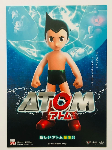 ASTRO BOY (ATOM) 2 Types/Set Anime JAPON CHIRASHI Flyer De Film Mini ...