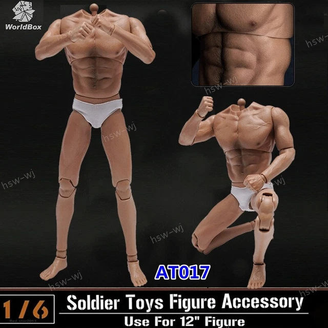 Worldbox At017 1 6 Scale Durable Male Body Universal Body To Head
