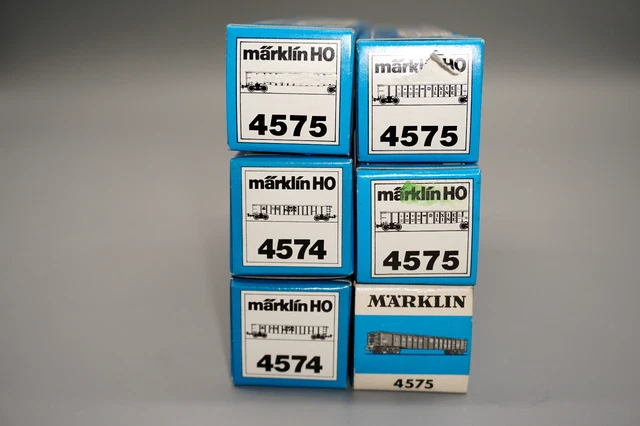 MÄRKLIN SPUR H0 4574 4575 US Güterwagen Gesamt 6 Stück EUR 76,00 ...