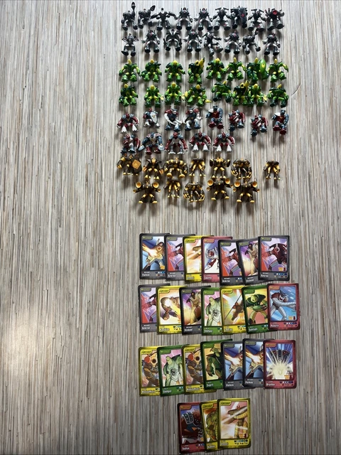PANINI XENOX SPACE Warrior Action Figure Lot Popy Banda Goldorak Motu ...
