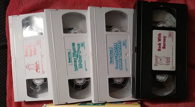 BARNEY VHS LOT of 4 vhs tapes No covers all good working condition EUR ...
