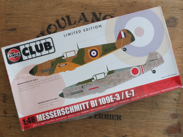 AIRFIX CLUB A82012 - Messerschmitt Bf 109E-3 / E-7 - 1/48 Scale Model Kit Ltd Ed £34.99 ...