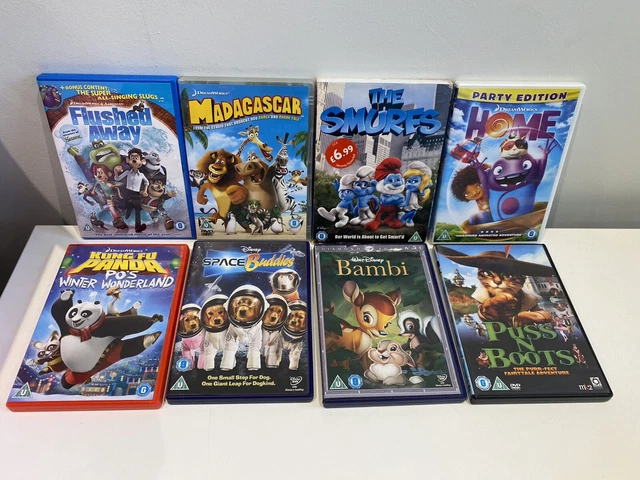 DVD BUNDLE KIDS Fun Movies x 8 Walt Disney Dreamworks and More Children ...