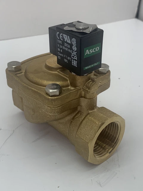 ASCO SOLENOID VALVE ZB12A V24 50-60 HZ L182B01 20 Bar- New £69.99 - PicClick UK