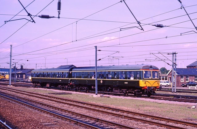 ORIGINAL 35MM RAIL Slide Class 105 DMU Craven Peterborough 9 8 1988 ...