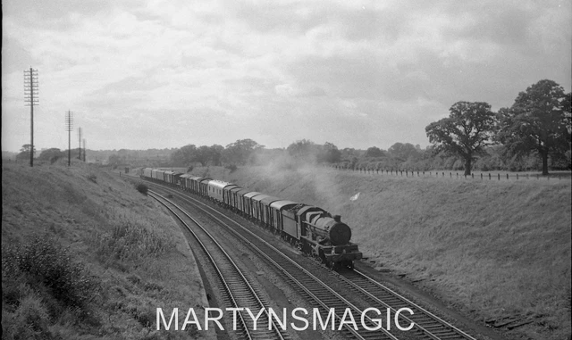 35MM RAILWAY NEGATIVE Loco on Hatton bank with mxd goods 1964 £3.99 ...