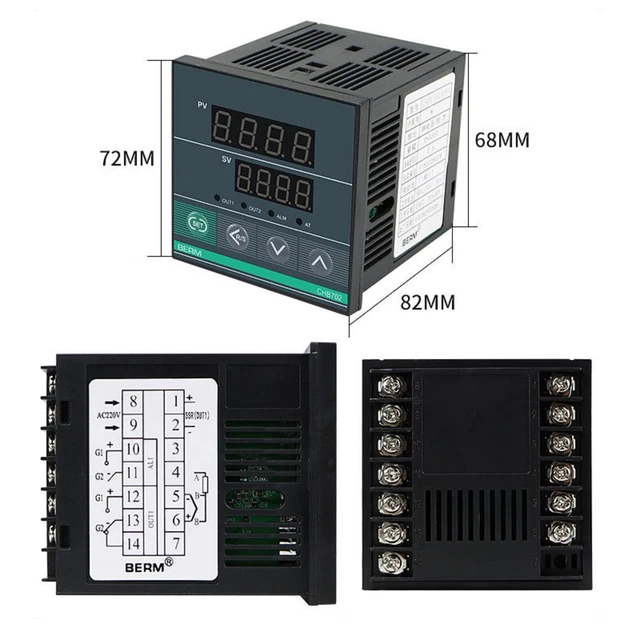 THERMOSTAT PROFESSIONNEL CHB702 pour contr?le pr??cis de la temp??rature en aut EUR 36,91 ...