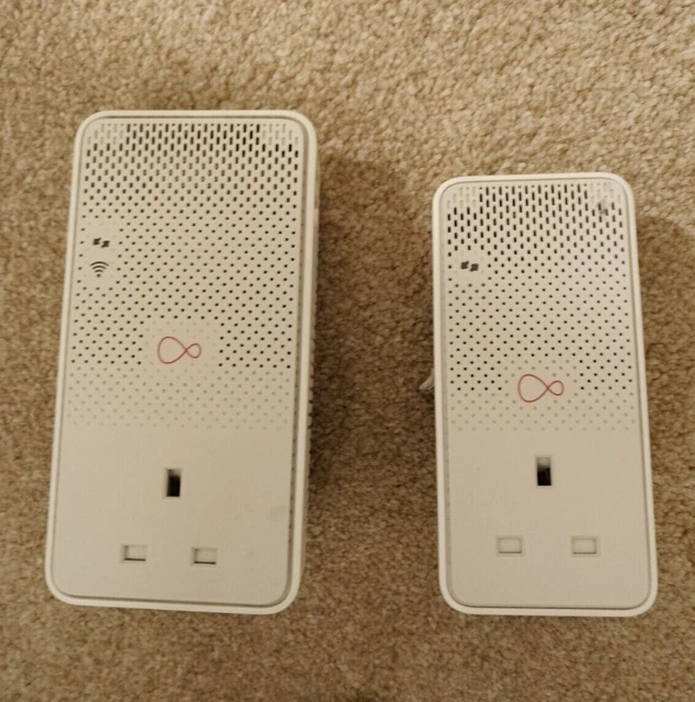 VIRGIN MEDIA POWERLINE Wi-fi Booster Pair £27.00 - PicClick UK
